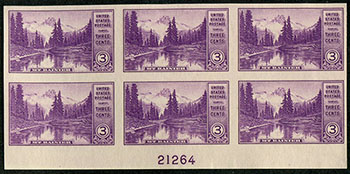 iHobb U.S. #758 Pl # Blk 6 NG